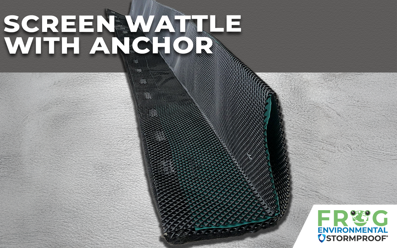 Screen Wattle with Anchor – Secure Sediment & Debris Filtration for Ha ...
